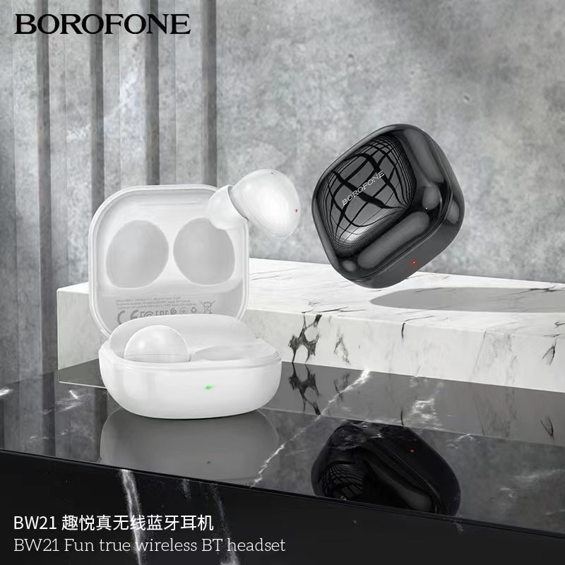 SY BOROFONE BW21 TWS หูฟังหูฟังไร้สายชุดหูฟังบลูทูธ BT 5.3 BOROFONE ...