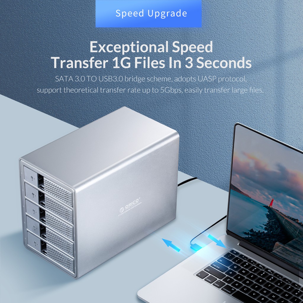 เสื้อยืดผู้หญิงORICO 3.5 inch 2 Bay HDD Docking Station 32TB Large ...