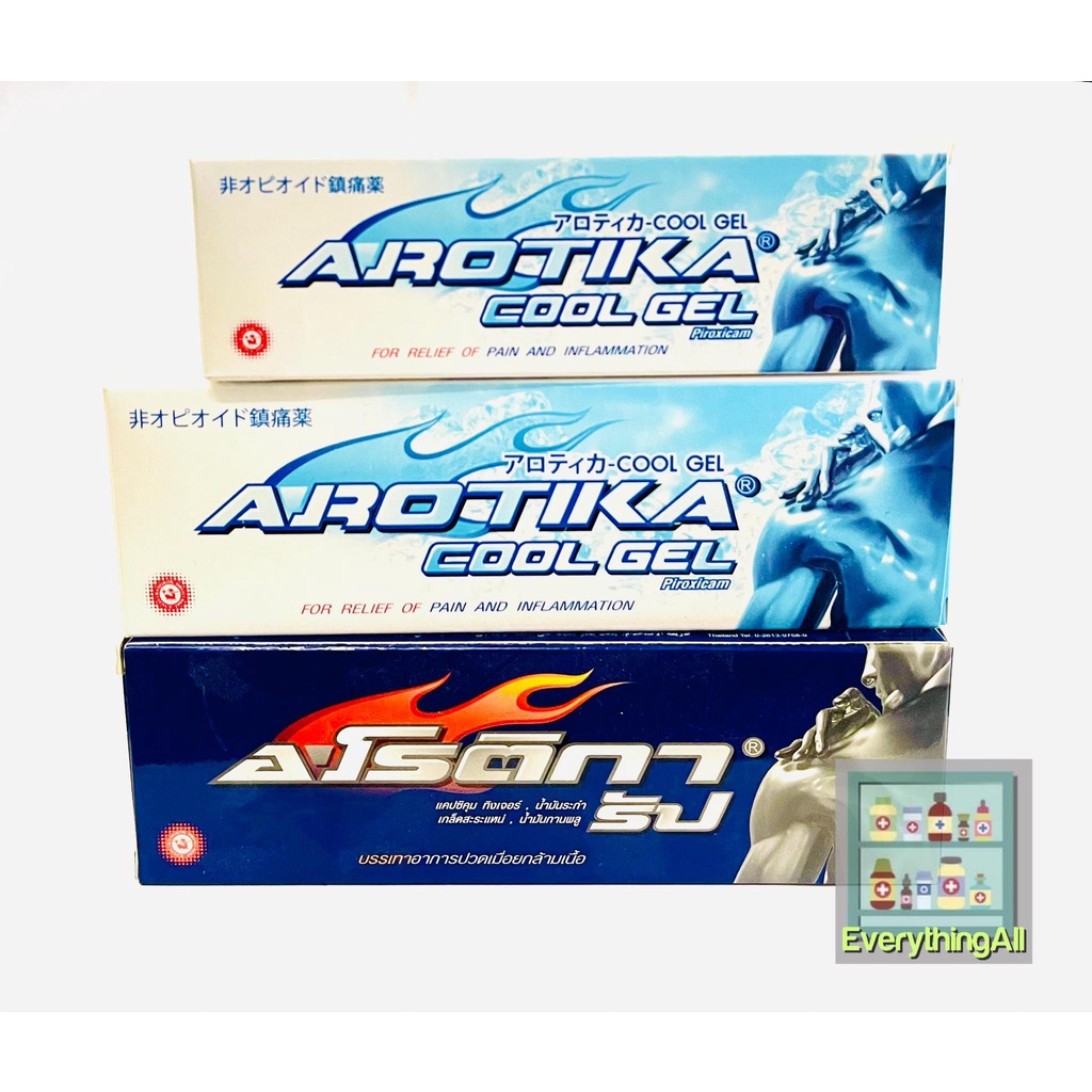 พร้อมส่ง Arotika Rub Arotika Cool Gel อโรติกา แก้ ปวดเมื่อย ขนาด 35 100 ...