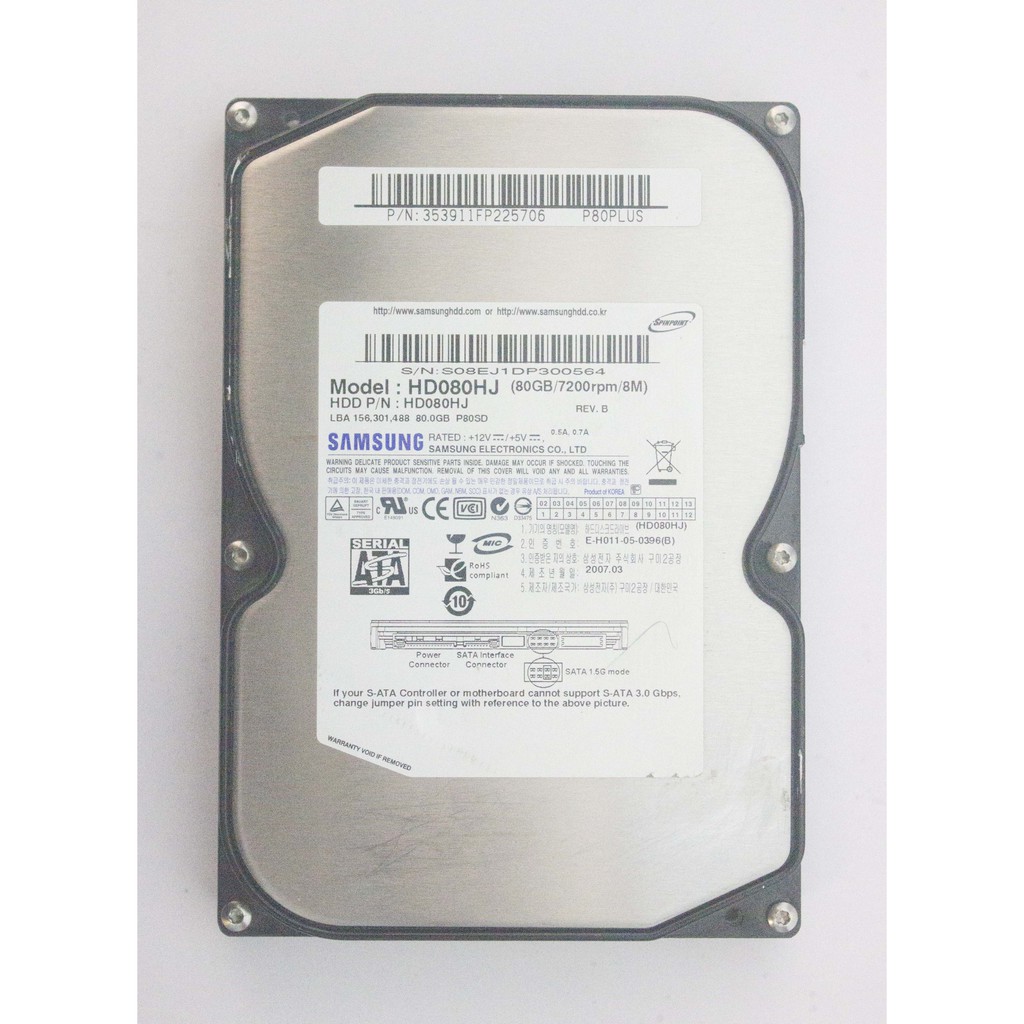 HDD SATA 80 GB Samsung HD080HJ - attakornsoha - ThaiPick