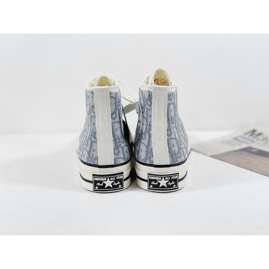 Dior X Converse 1970S รองเท้าใหม่จานผู้ชายและผู้หญิงแฟชั่นรองเท้ากีฬา ...