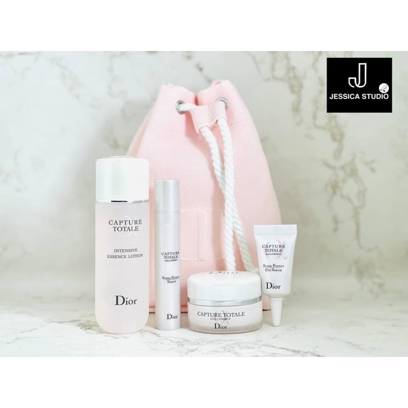 Dior Capture Totale Gift Set 4 Items With Bag | Shopee Thailand