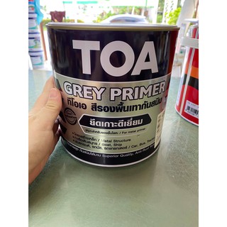 TOA ทีโอเอ สีรองพื้นกันสนิม แดง/เทา G1024/G2010 Red Oxide Primer / Grey ...
