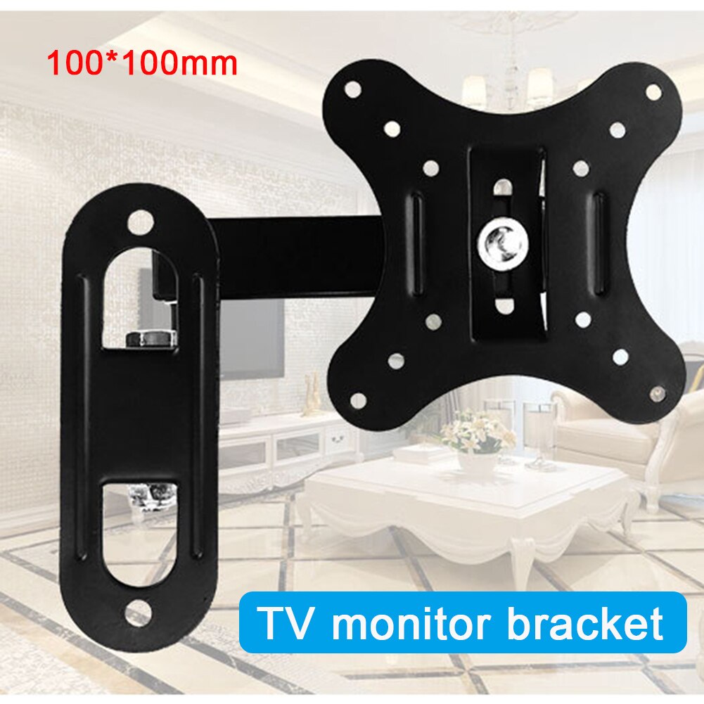 Adjustable Rotating Telescopic 14-26 Inch TV Wall Mount Bracket ...