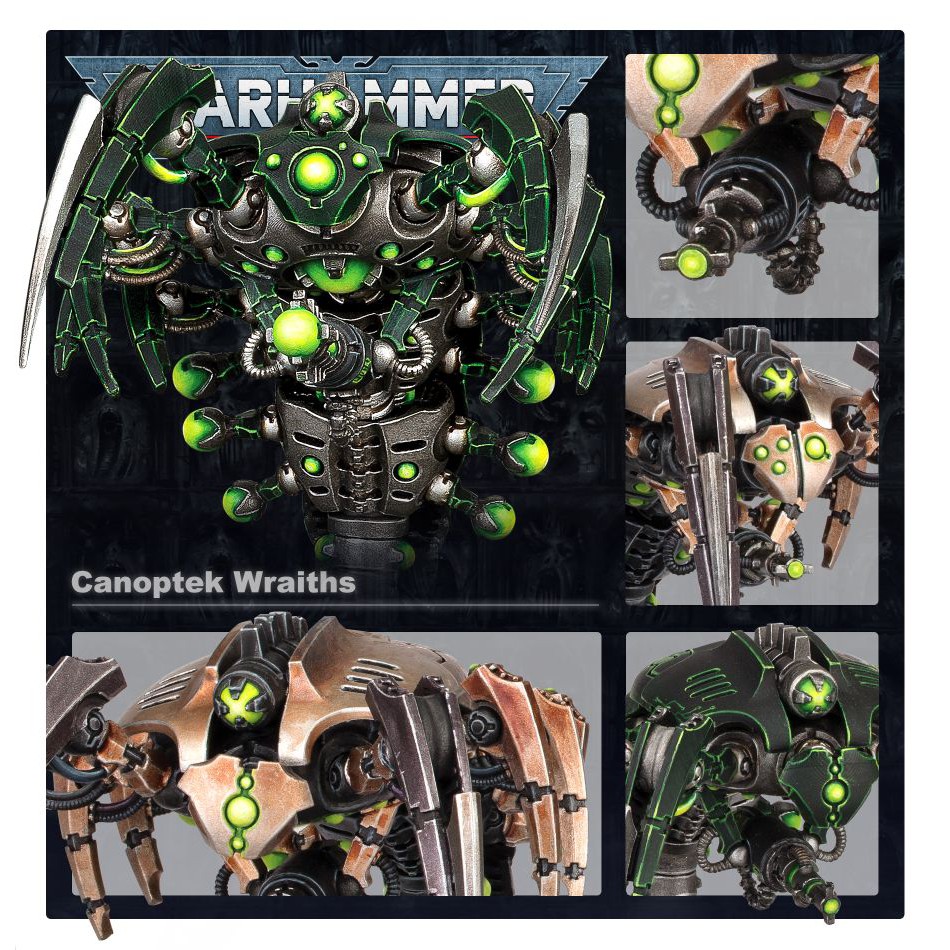 GWพร้อมส่ง Warhammer 40K NECRONS CANOPTEK WRAITHS โมเดลเกมสนามจำลอง ...