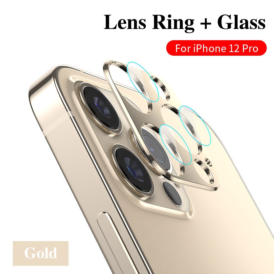 2in1 Back Camera Lens Screen Glass Lens film + Metal Lens Protection ...