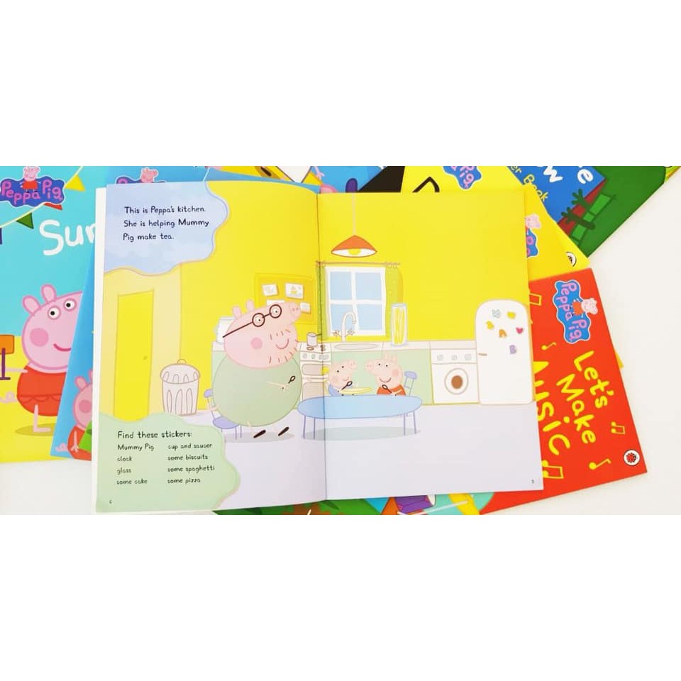 Peppa Pig Activity & Sticker Book (New!!! 16 Books) - kidstoyskrupoom ...