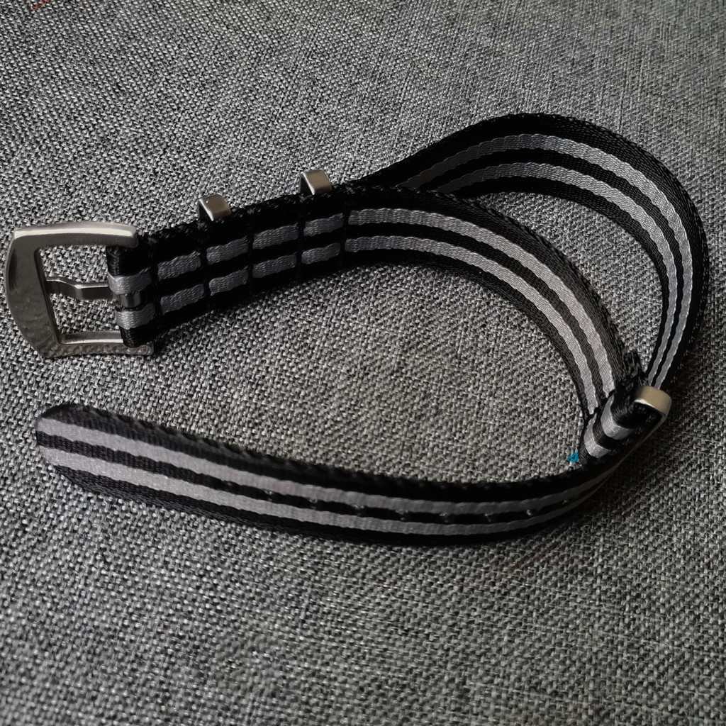 Premium Quality Striped 007 Nato Strap 20mm 22mm Nylon Watchbands for ...