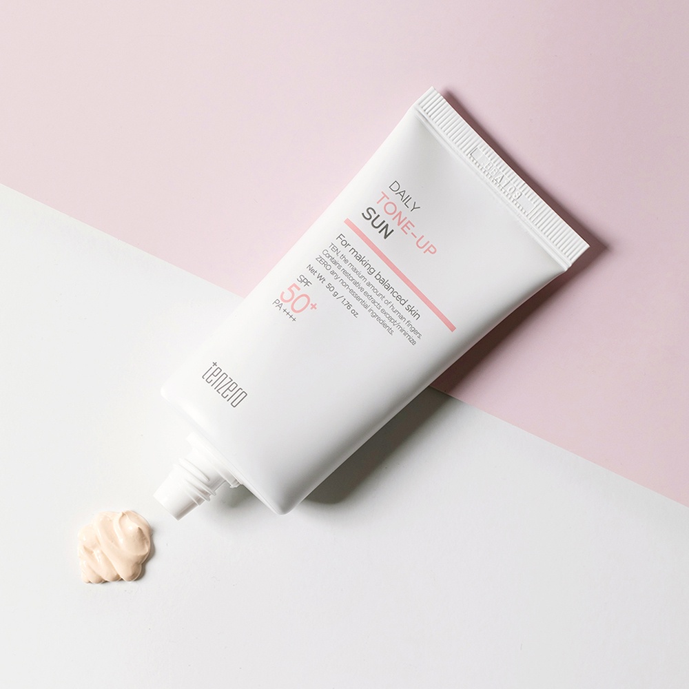 มี อย. (แท้พร้อมส่ง) TENZERO Daily Tone-Up Sun SPF50 PA 50g - modushop1 - ThaiPick