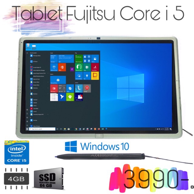โน๊ตบุ๊คมือสอง Tablet Fujitsu Core i5 Windows 10 - eazyshop7 - ThaiPick