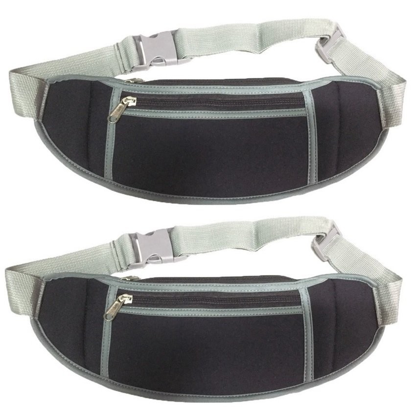 MC BAG กระเป๋า คาดเอว สำหรับนักกีฬา ช่องเก็บสัมภาระ 2 ช่อง R2เซทคู่ 2 ...