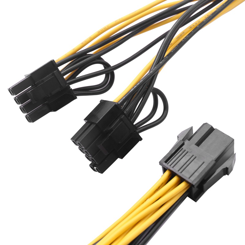 PCI Express Power Adapter GPU VGA Y-Splitter Extension Cable - greatbuy ...
