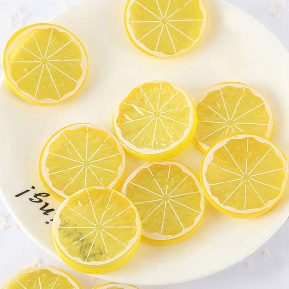 Mxgoods เลม่อนปลอมสําหรับตกแต่งบ้าน 12 ชิ้น - mxgoods.th - ThaiPick