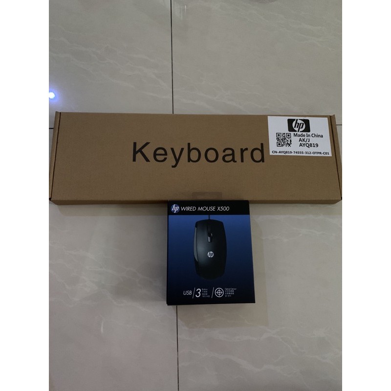 Sk6533 Hp Usb แป้นพิมพ์แพคเกจและ Hp X500 เมาส์เคเบิ้ล Usb - abadi ...