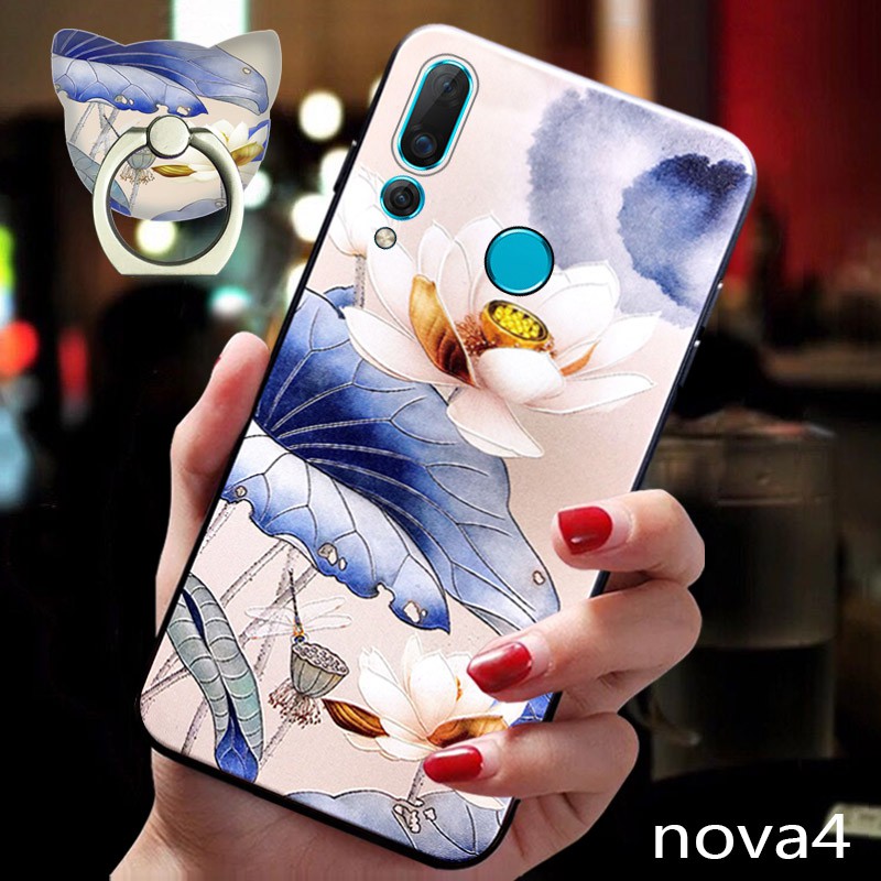 เหมาะสำหรับ Huawei nova4 โทรศัพท์มือถือเปลือก nove5pro เปลือกสไตล์จีน novo4e ฝาครอบป้องกันใหม่ ...