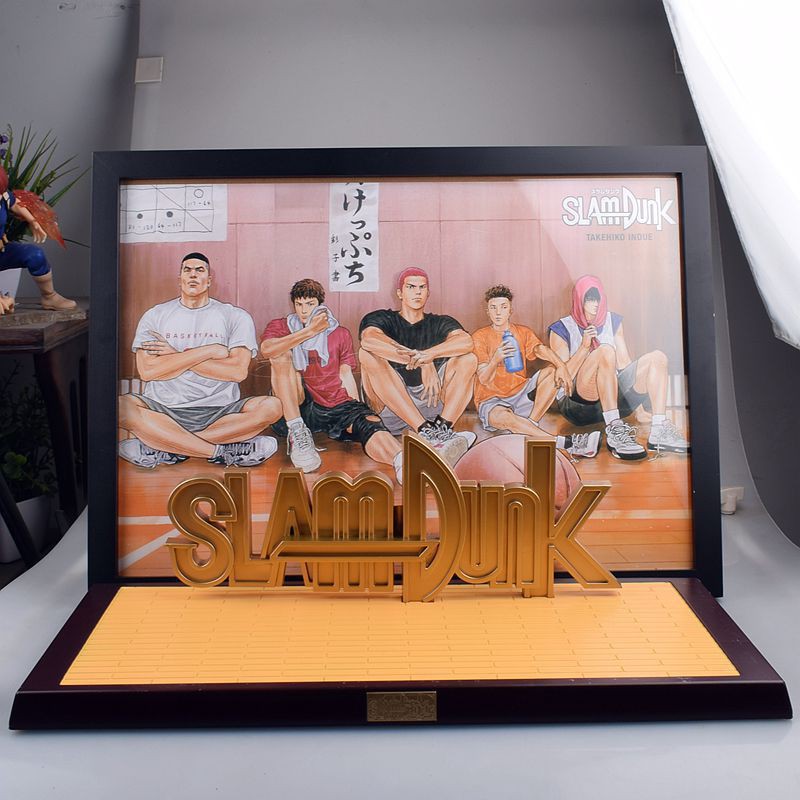 ภาพพื้นหลังพิมพ์ลาย Slam Dunk Base Scene Frame อุปกรณ์สําหรับตกแต่งบ้าน ...