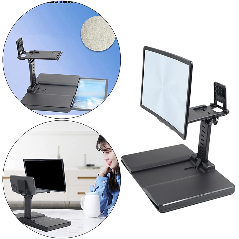 12 Inch Screen Magnifier For Smartphones Ultra Clear Projector Foldable ...