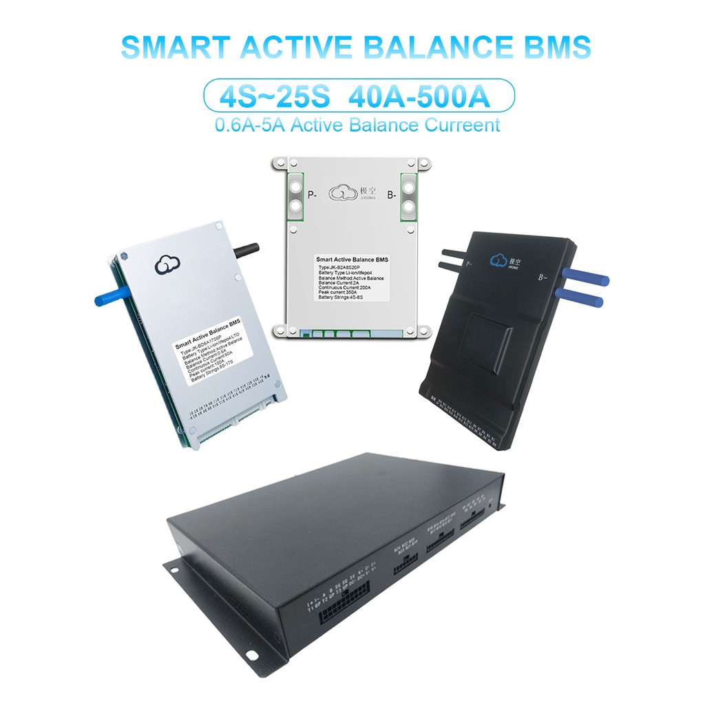 JK Jikong Smart BMS มี Active balance บลูทูธในตัว เชื่อมต่อกับโทรศัพท์ ...