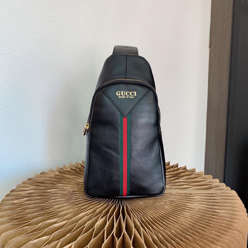 Newest Gucci Gucci chest bag diagonal broke package adopts high quality ...