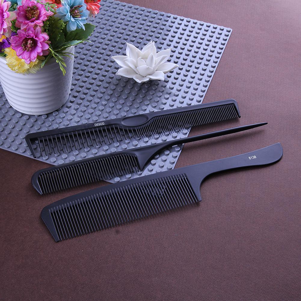 Monja Professional Plastic Pointed Tail Comb Anti-static Hair Style Rat ...
