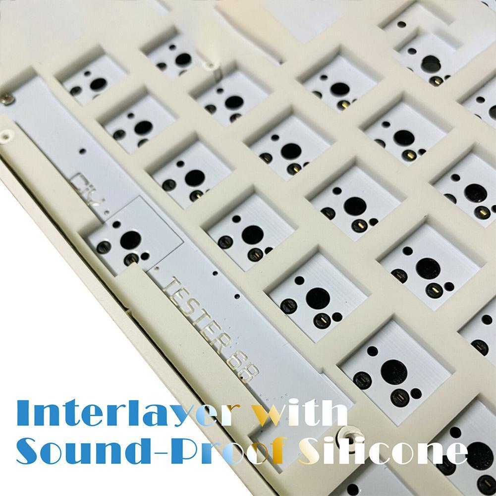 Dual-mode Bluetooth 5.0 Wireless 2.4g Mechanical Keyboard Tester 68 ...