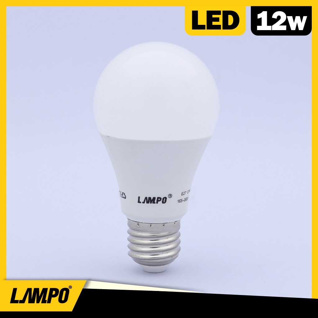 หลอดไฟ LED BULB LAMPO 12W | Shopee Thailand