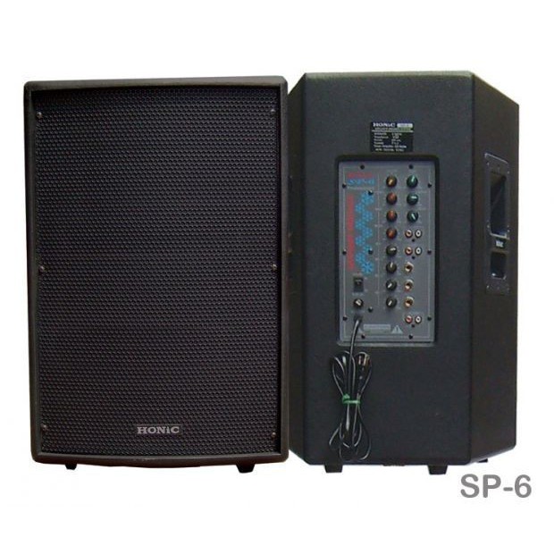 HONIC SP-6 ตู้ลำโพง 12” พร้อมแอมป์ มีเอคโค่ | Shopee Thailand