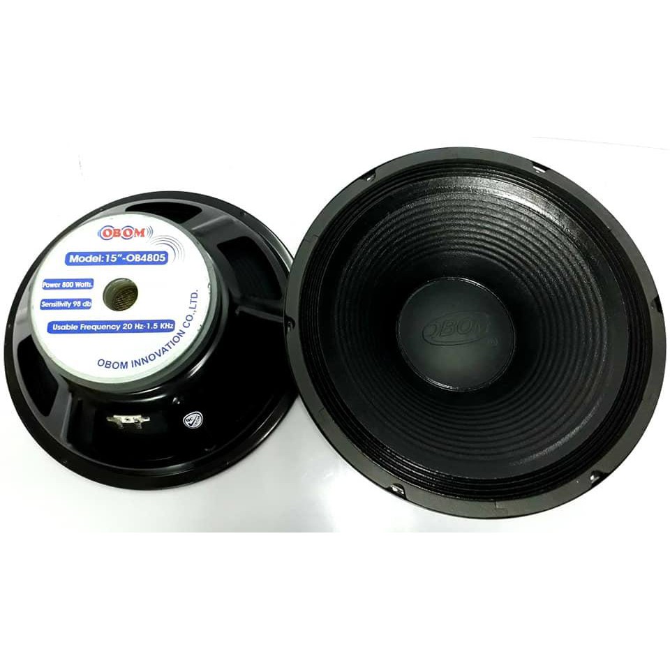ดอกลำโพง 15 นิ้ว speaker 15" OBOM OB-4805 (800W) ราคา 1 ตัว **ของใหม่ ของแท้ พร้อมส่ง** | Shopee ...