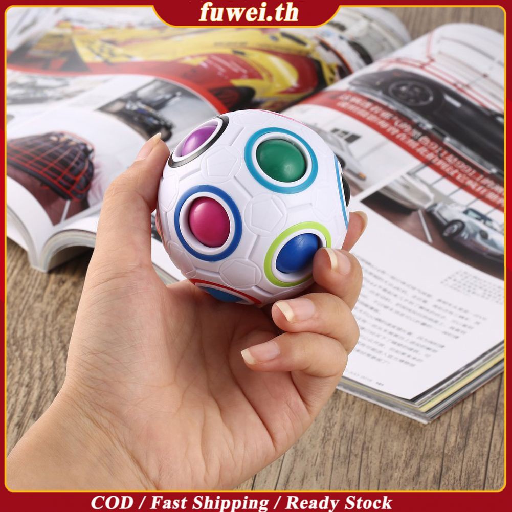 735181601202 ♘[ของแท้/พร้อมส่ง] Magic Rainbow Ball Magic Cube Toy Kids ...