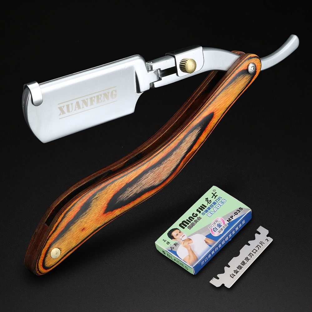 Color Wooden Handle Manual Razor Men39s Razor High Quality Professional ...