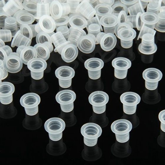 200 Plastic Small Ink Cups Caps Holder Supplies - heqilun.th - ThaiPick