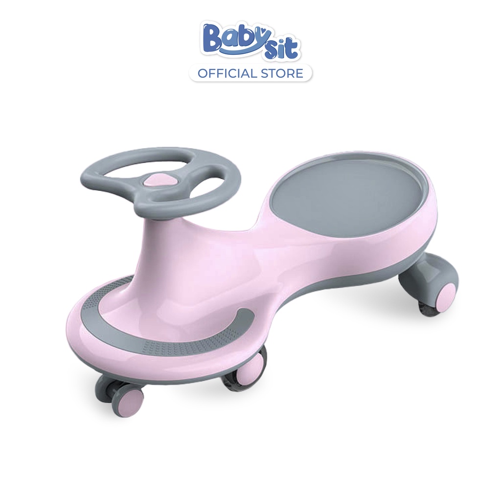 Babysit Twist Car รถดุ๊กดิ๊กสำหรับเด็กเพื่อความสนุก รถขาไถ สีชมพู เสริม ...
