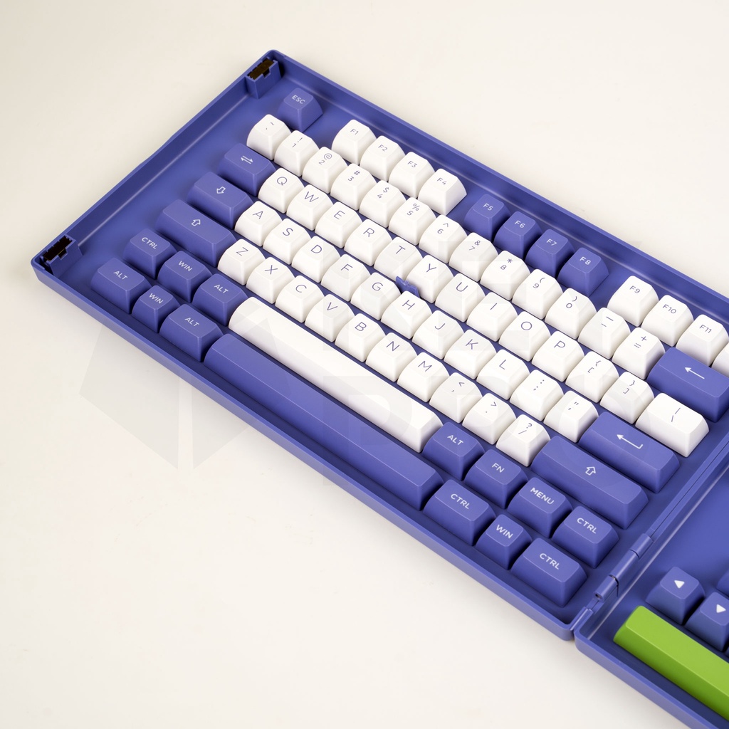 ปุ่มคีย์แคป Akko PBT - Periwinkle Very Peri 197 ปุ่ม ASA profile คีย์แค ...
