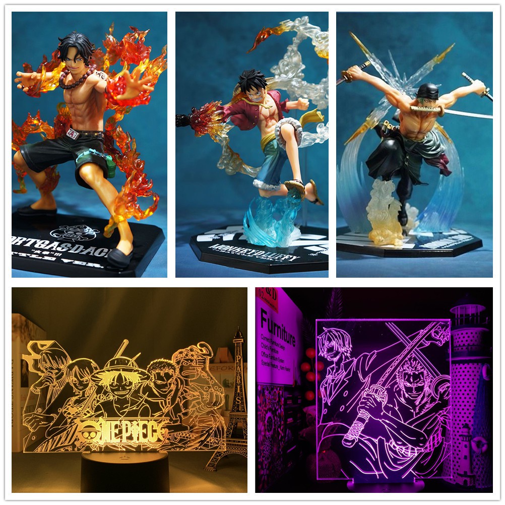 One Piece Action Figure Doll Anime Decoration Model Toy Boy PVC Toys ...