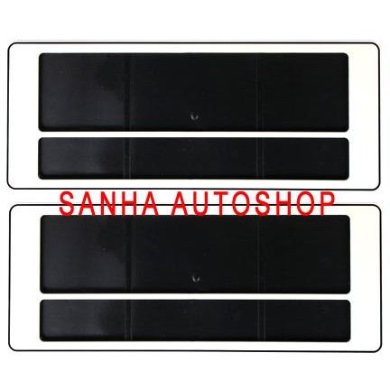 กรอบป้ายทะเบียนกันน้ำสีขาว ขนาด สั้น-สั้น รุ่น SP3333 | Shopee Thailand