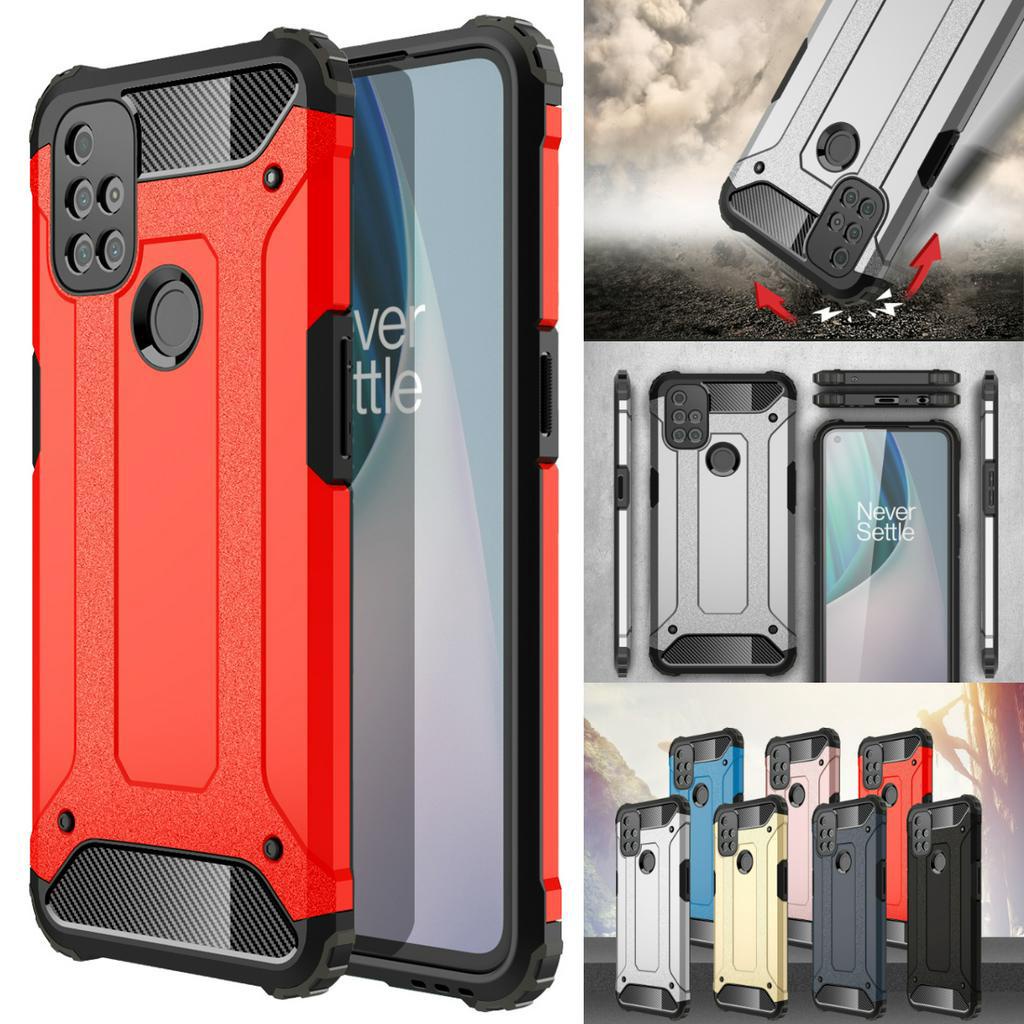 OnePlus Nord N10 5G Shockproof Case Hybrid Rugged Dual Layer Impact Armor Shell Case Cover ...