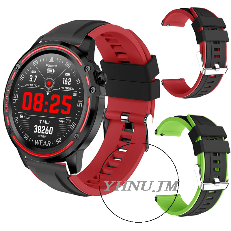 สายนาฬิกาข้อมือซิลิโคน สำหรับนาฬิกาสมาร์ทวอทช์ L8 smart watch | Shopee ...