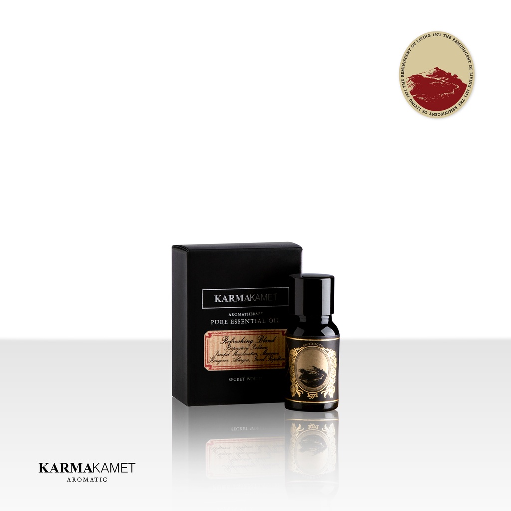 KARMAKAMET Aromatherapy Blended Massage Oil คามาคาเมต น้ำมันนวดหอมเพื่อ ...