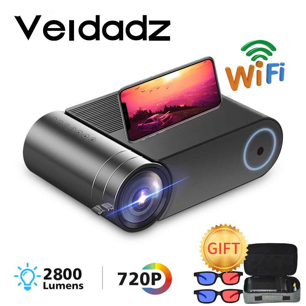 VEIDADZ YG550 LED Portable Projector Native Resolution 1280x720P YG551 ...