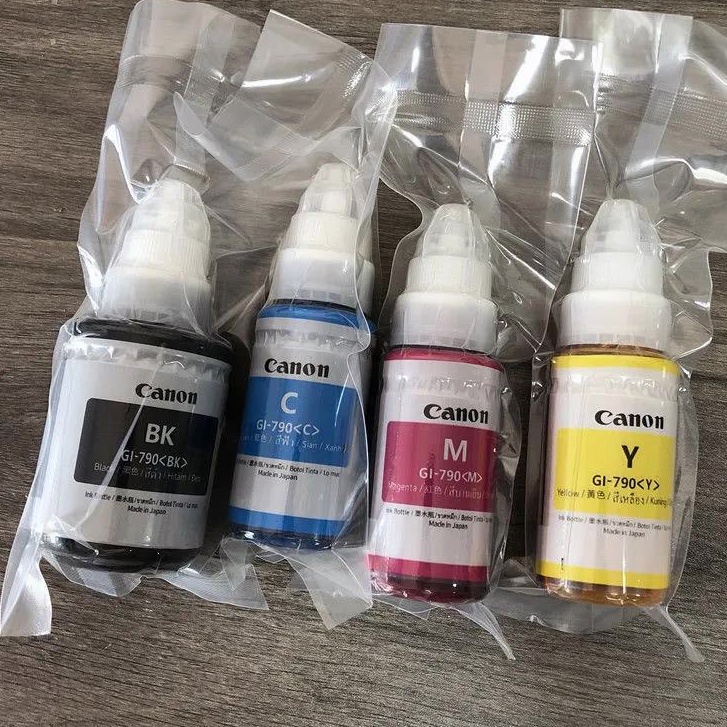 หมึก CANON 2010/3000/3010 แท้ หมึกเติม 790 สี BK, C, M, Y หมึกพิมพ์ ...