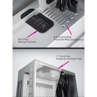 (พรี)Metalfish S3 Plus Mini ITX PC Case เคสมีหูจับขนาดเล็ก พกพาสะดวก ...