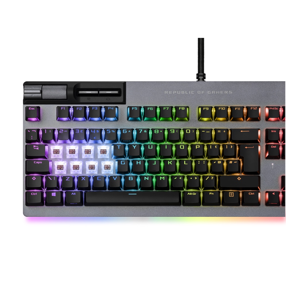 ASUS XA07 ROG Strix Flare II Animate Keyboard Gaming NX Mechanical wRED ...