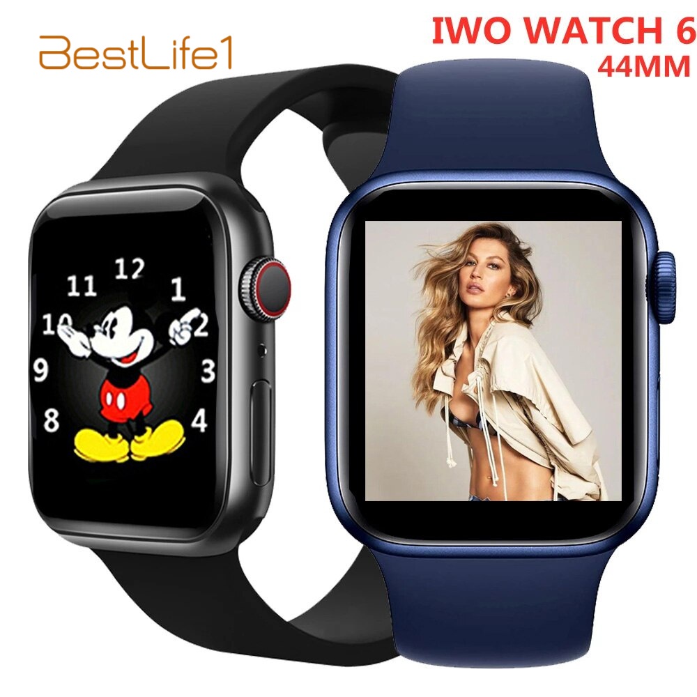 Iwo 13 T500 Smart Watch Ip67 Series 6 Diy Face Waterproof Watch 1.44 Inch Call Phone Heart Rate ...