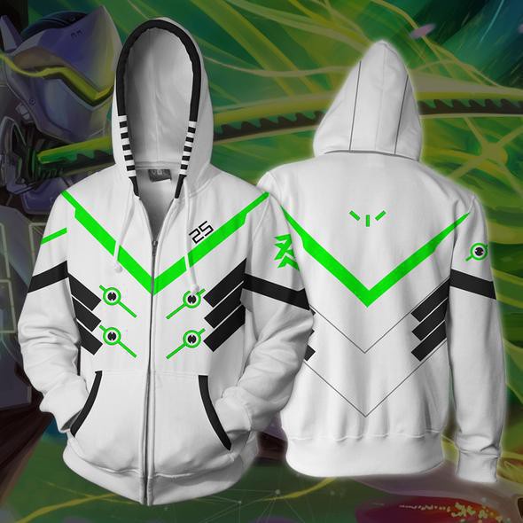 Overwatch Hoodie DVA Jacket Unisex Casual Zipper Olivia Sweatershirts ...