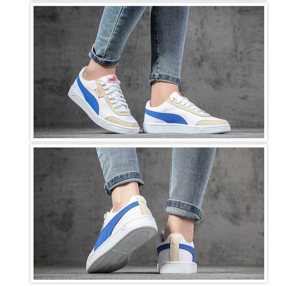 Puma Court Legend Lo CV - WhiteBlue รองเท้าผ้าใบ พูม่า แท้ - zy.sports ...