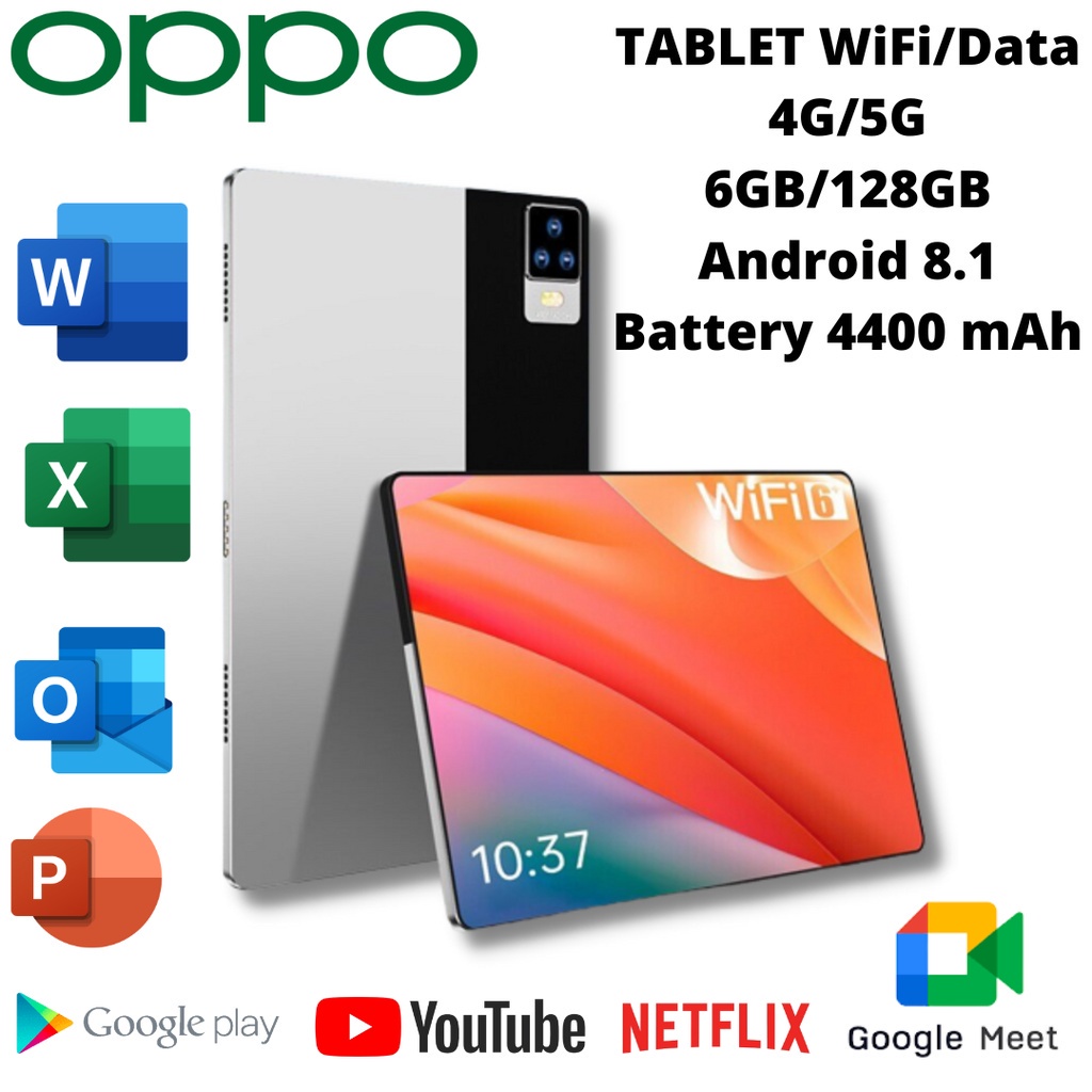 OPPO Tablet PC แท็บเล็ต 10.8 Inch Android 8.1 6GB RAM 128GB ROM Dual ...
