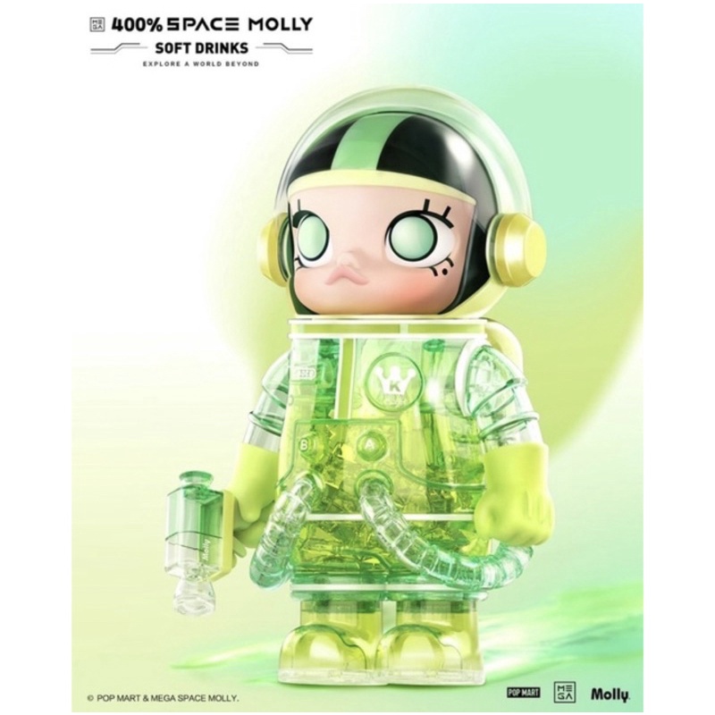 POP MART Space Molly 400% Soft Drink series - Monkeywan - ThaiPick