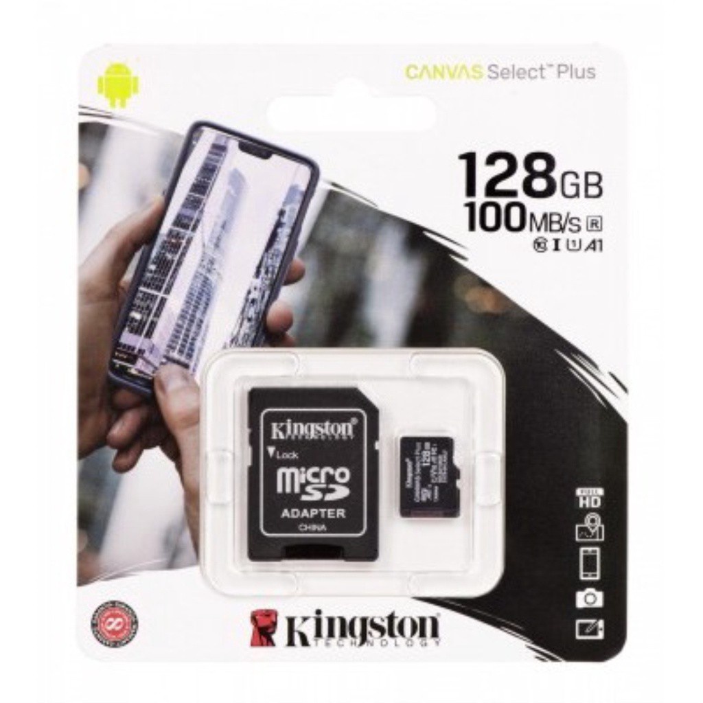 Kingston Micro SD Card 100MB-s w- Micro SD Adapter - vdy_q_njvp - ThaiPick