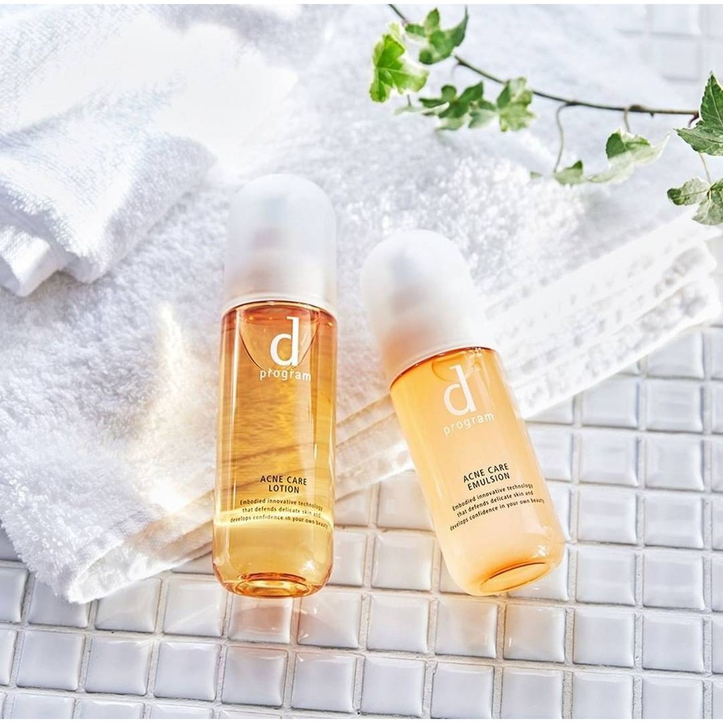 Exp. 2024 d program Acne Care Lotion MB 125 ml. Emulsion MB 100 ml - pukiyaki - ThaiPick