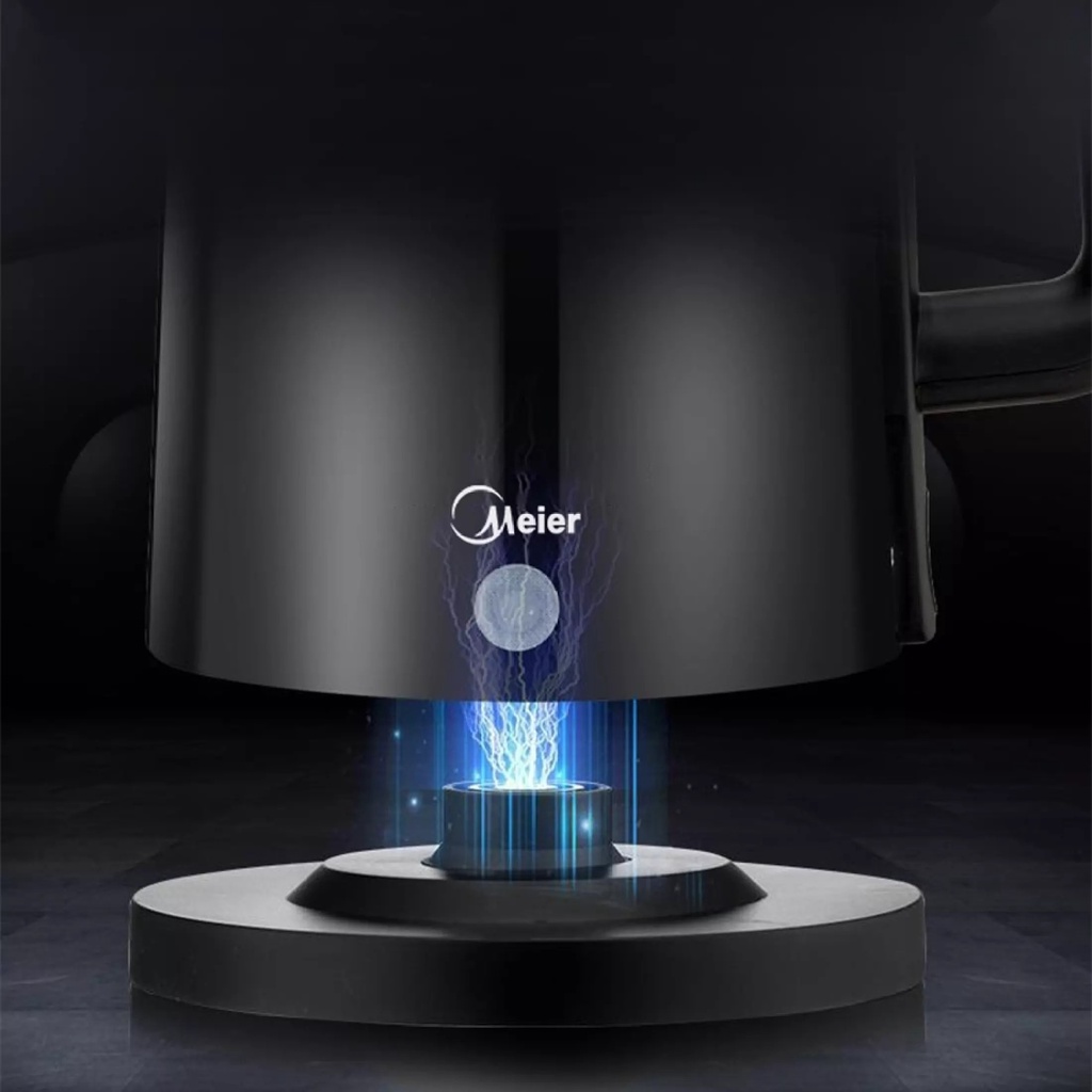 Meier กาต้มน้ำไฟฟ้า 2L 1.8L electric kettle ป้องกันการลวก 2 ชั้น กาต้มน้ำ กาต้มน้ำไฟฟ้า สีขาว ...